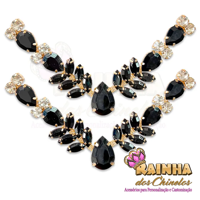 Cabedal Luxo Íris (Par) | Rainha dos Chinelos